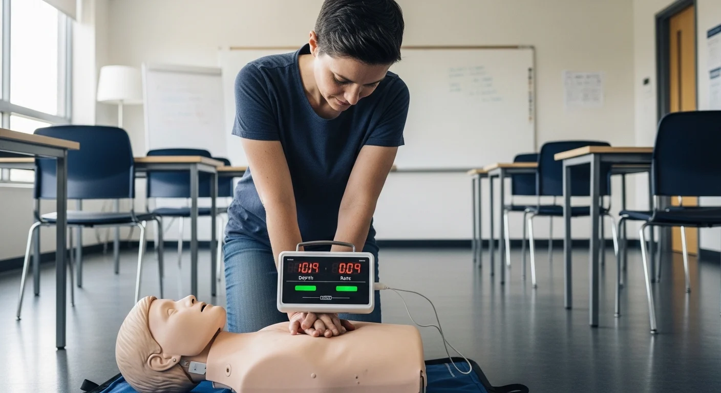 What Does a Chest Compression Feedback Device Monitor